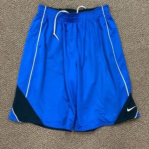Nike | Shorts | Nike Blue Basketball Shorts | Poshmark